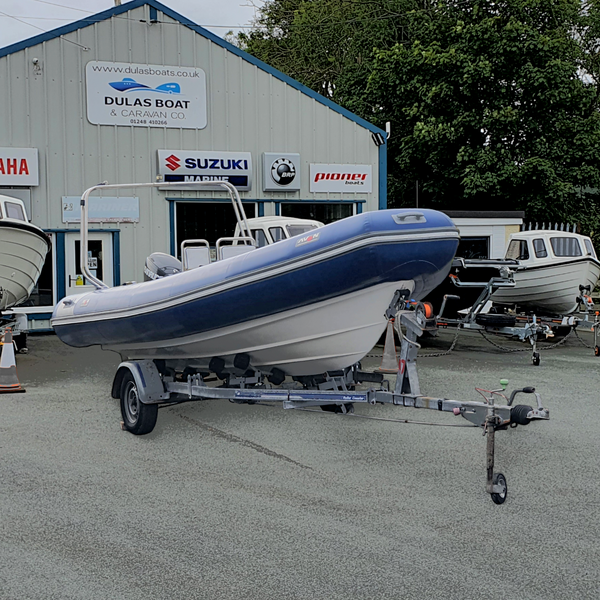 Avon Adventure 5.6 w/ Evinrude E-TEC 90hp for Sale | UK – Dulas Boats ...